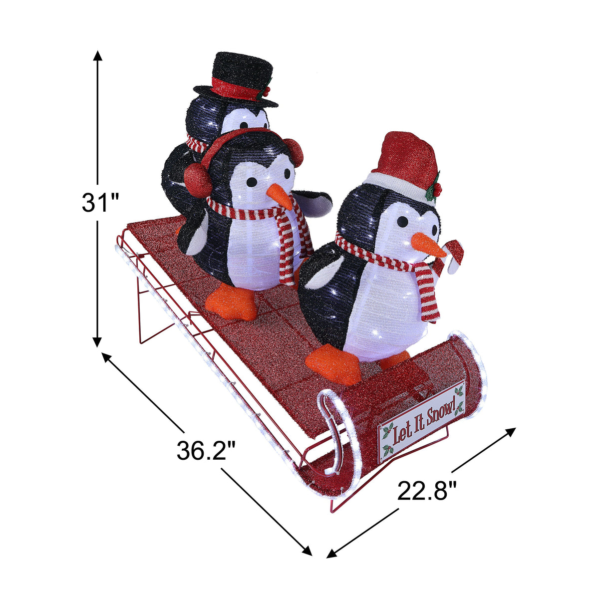 38-in.-Animated-Outdoor-Sledding-Buddies-Penguins – Mr. Christmas