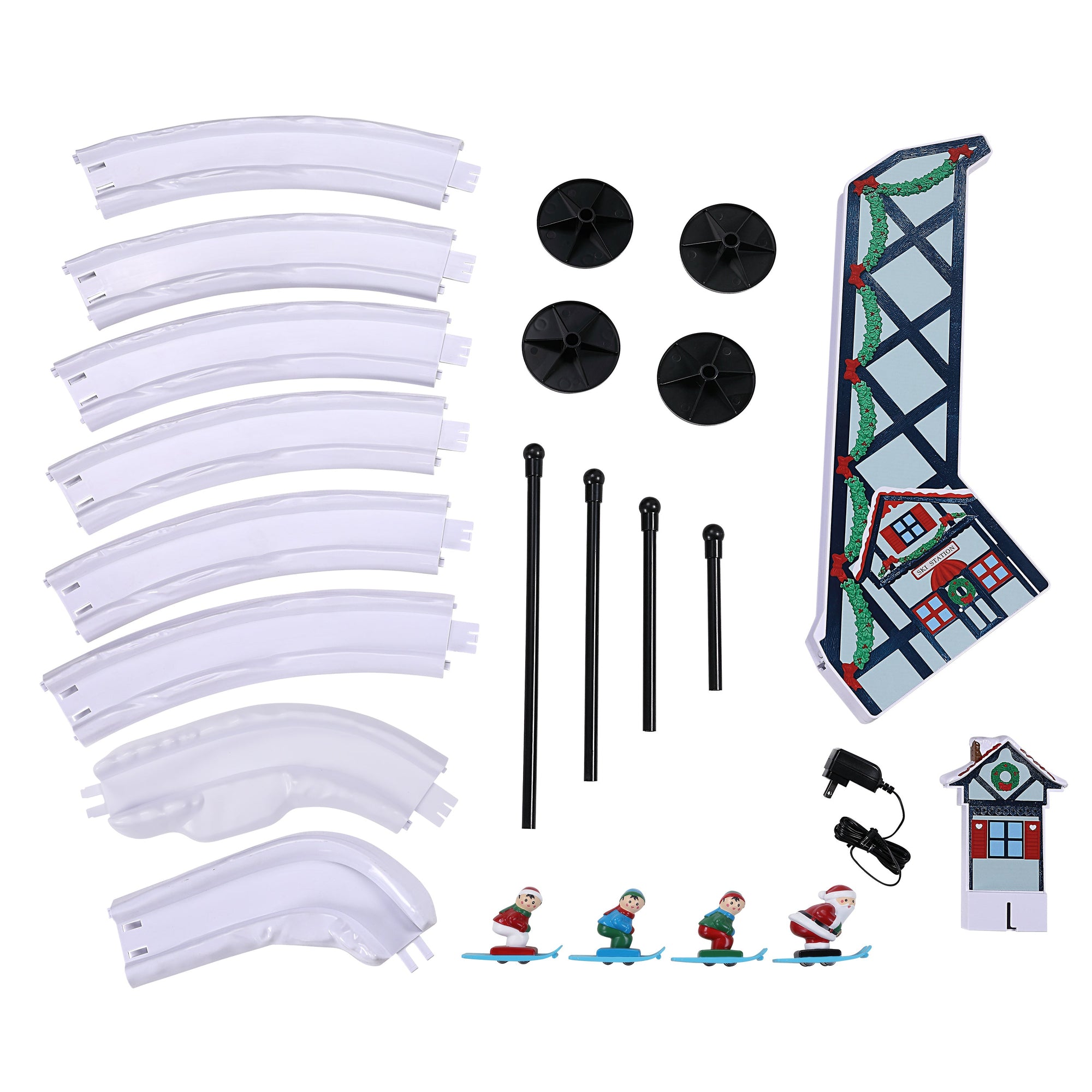 47" Animated Musical Ski Slope with Moving Skiers | Mr. Christmas