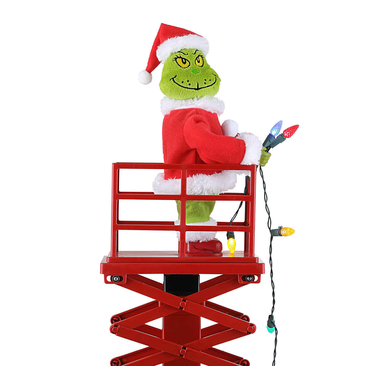 50" Animated and Musical Grinch's Lift | Mr. Christmas
