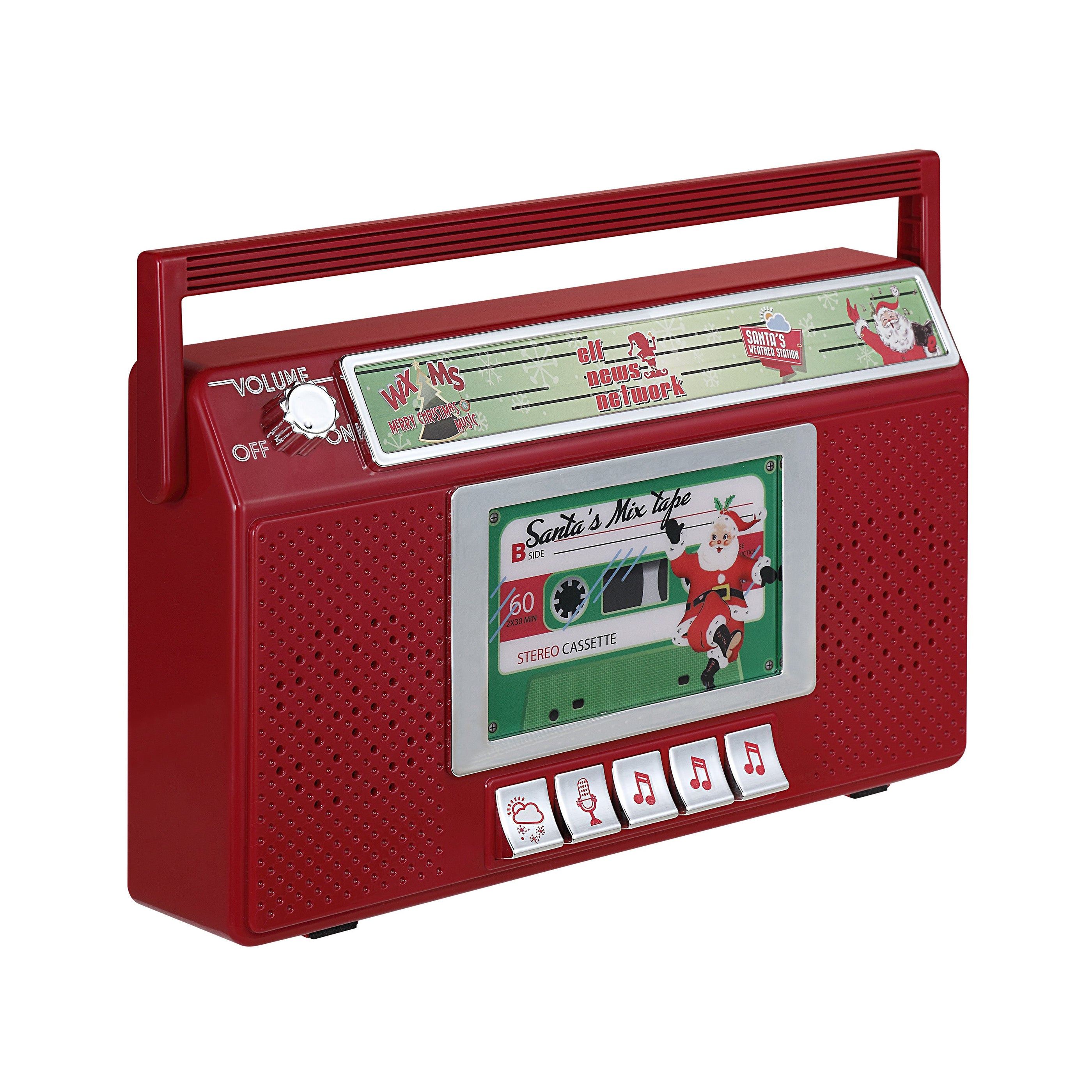 Santa's Boom Box Radio – Mr. Christmas