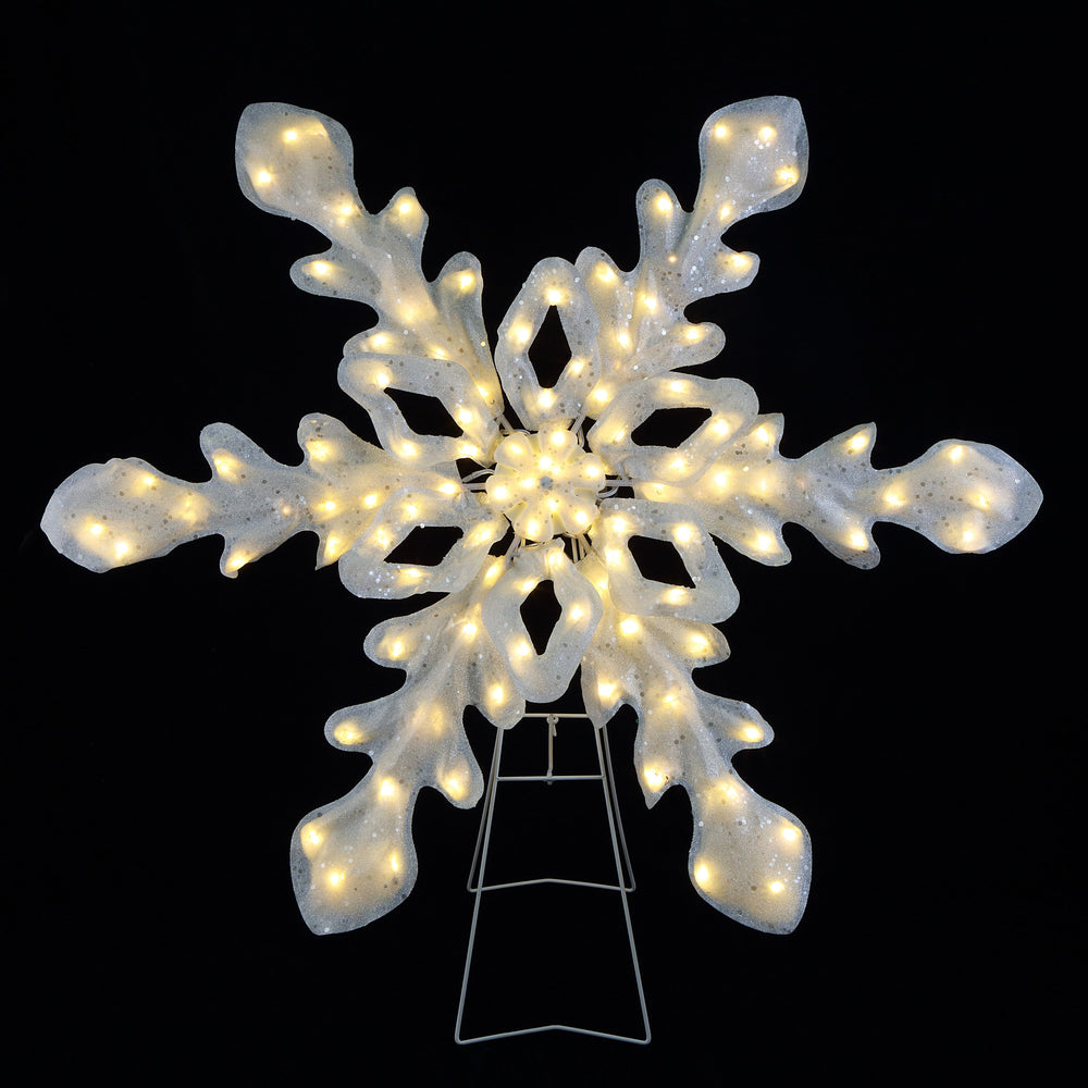35" Outdoor LED Snowflake Decoration with Lights | Mr. Christmas