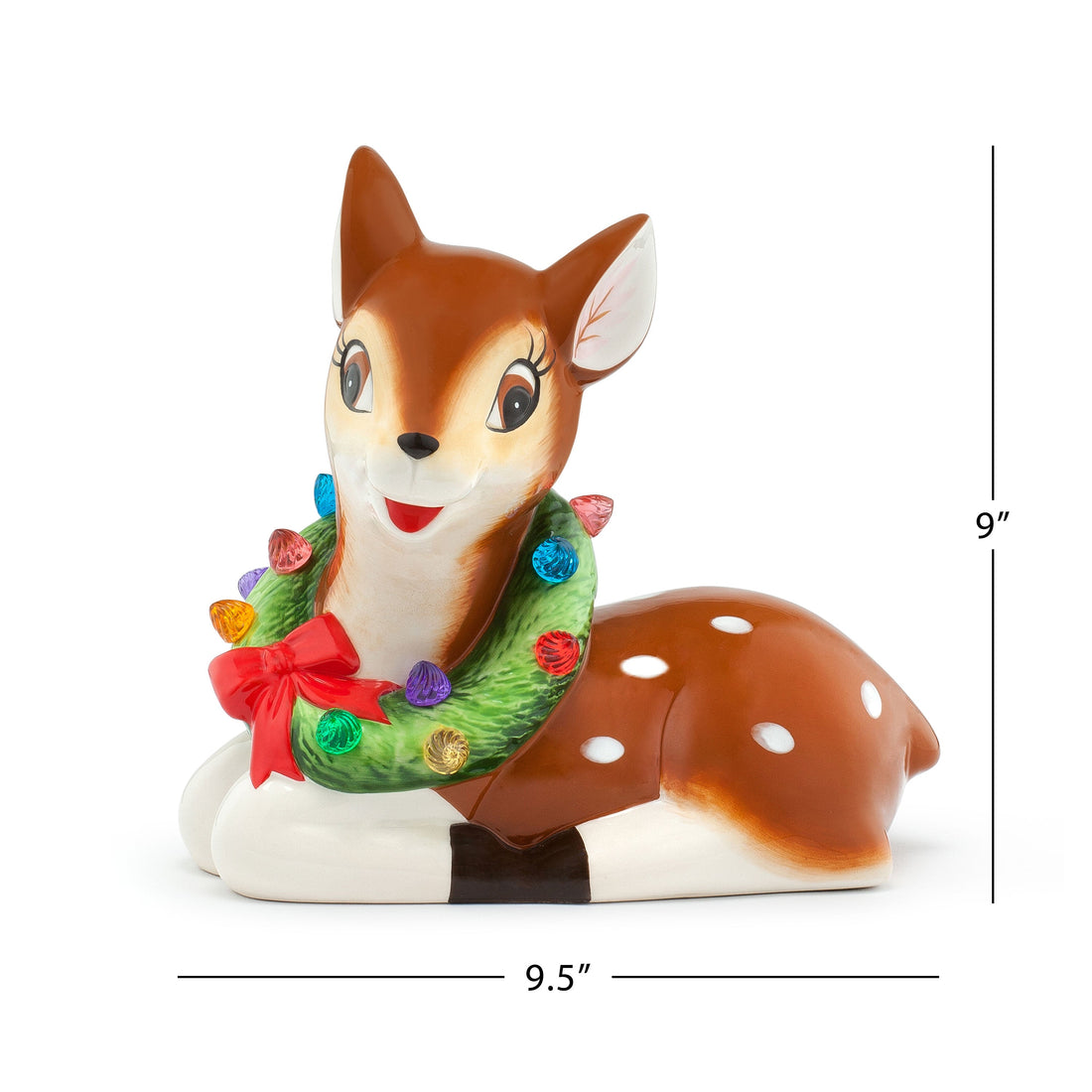 9 in. Nostalgic Ceramic Figure - Reindeer – Mr. Christmas