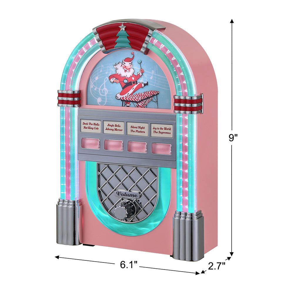9 in. Retro Jukebox - Pink – Mr. Christmas