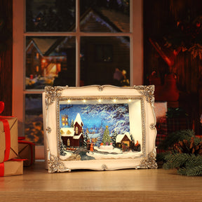 11 in. Animated Shadow Box - Church – Mr. Christmas