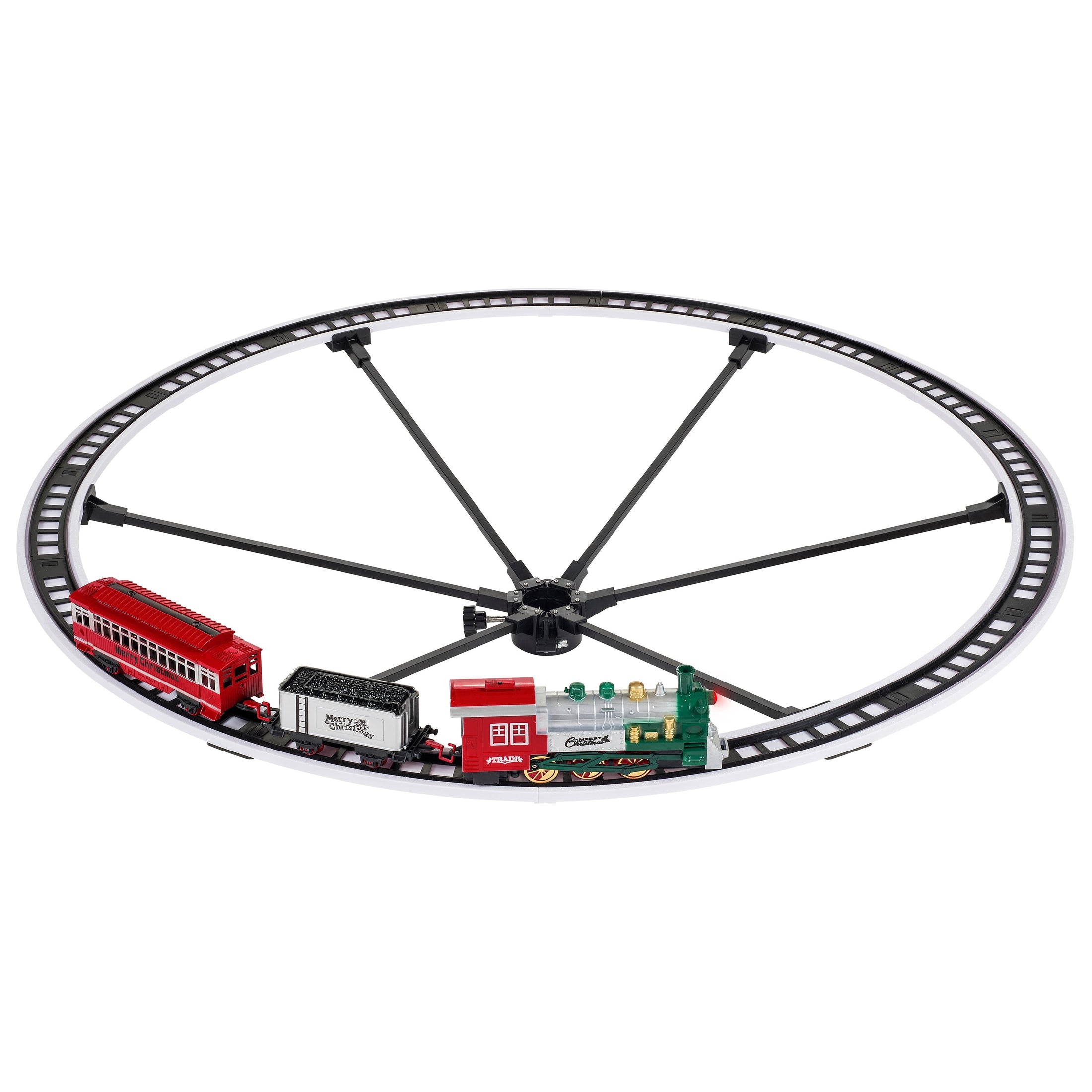 Animated Train Around Christmas Tree with Sound Effects | Mr. Christmas