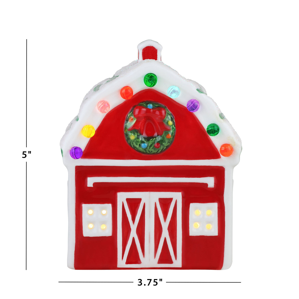 5 in. Nostalgic Ceramic Village - Barn – Mr. Christmas